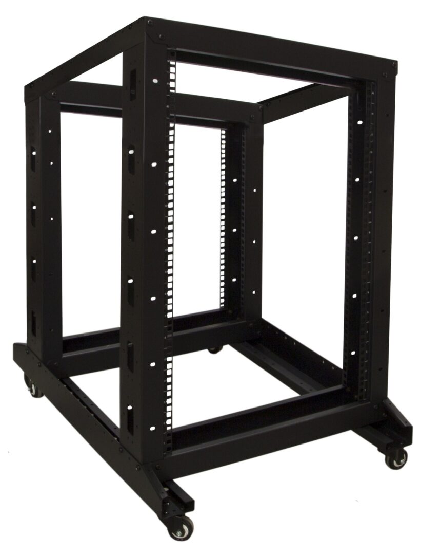 18U relay rack op wielen 600x800x1000mm - UBCenter